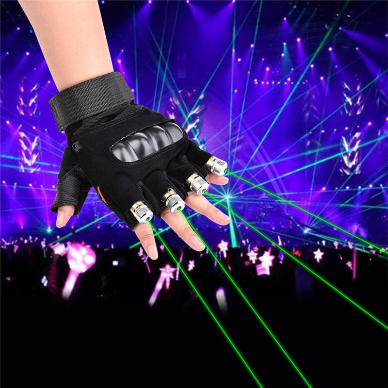 LED Laser Glove Red Green Laser Glove Dancing Stage Show Stage Gloves ...